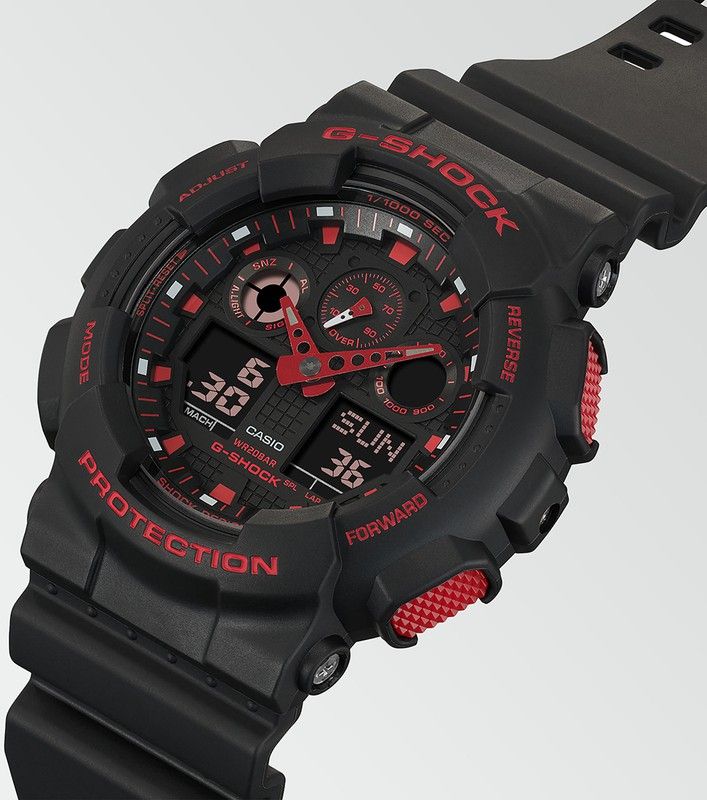 Reloj G-SHOCK modelo GA-100BNR-1AER marca Casio Hombre — Watches All Time