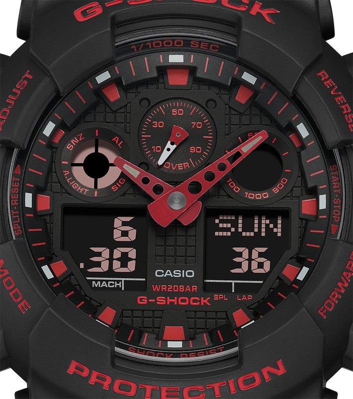 Reloj G-SHOCK modelo GA-100BNR-1AER marca Casio Hombre — Watches All Time