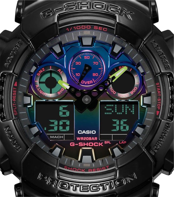 Reloj G-SHOCK modelo GA-100RGB-1AER marca Casio Hombre — Watches All Time
